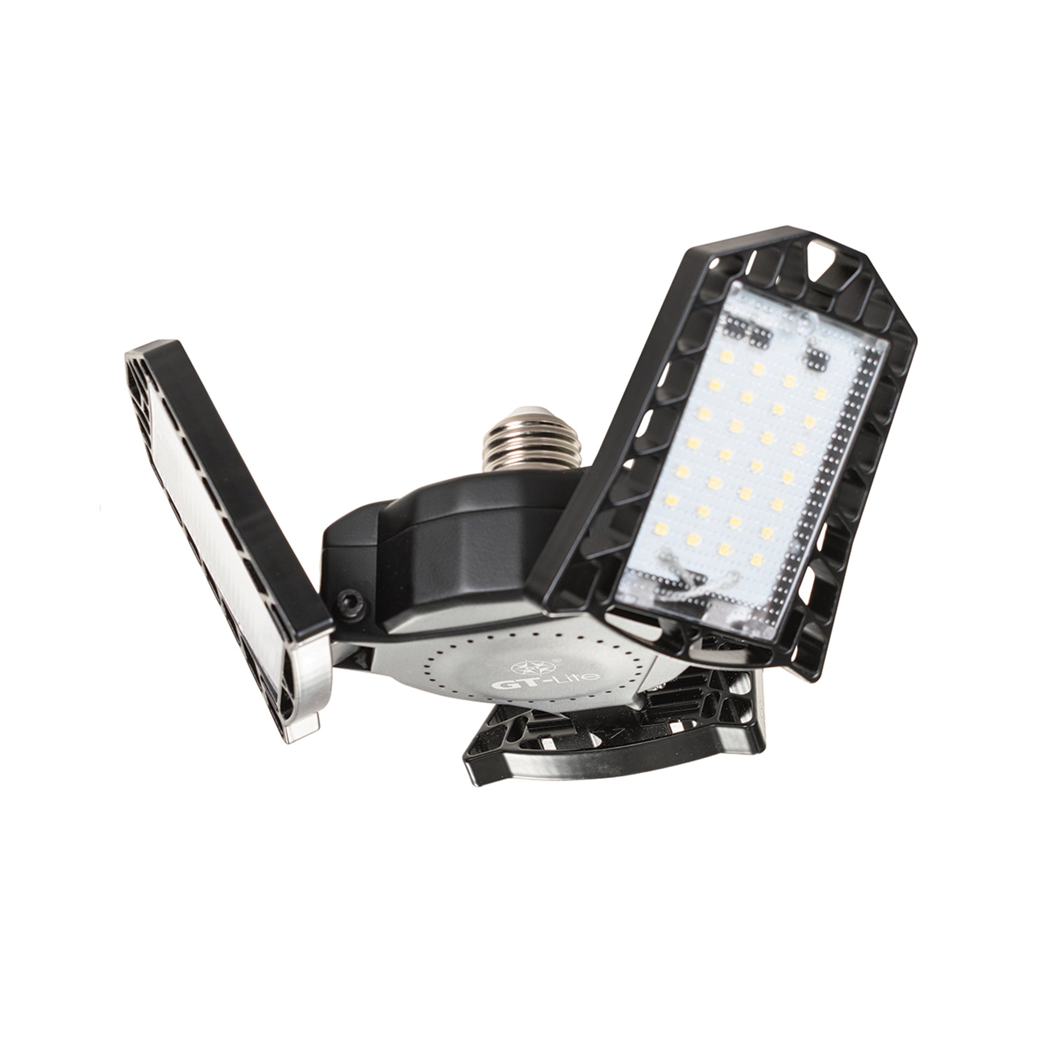 LED Garage Light with Adjustable 3-Panel LED Light 60W 6000 Lumen E26 ...