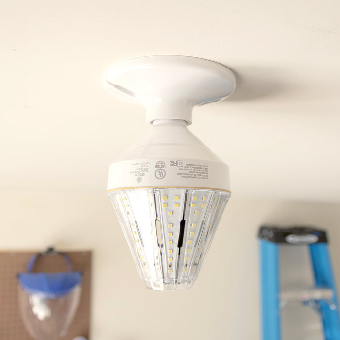 LED Cob Light Bulb 40W 5200 Lumen E26 5000K CCT