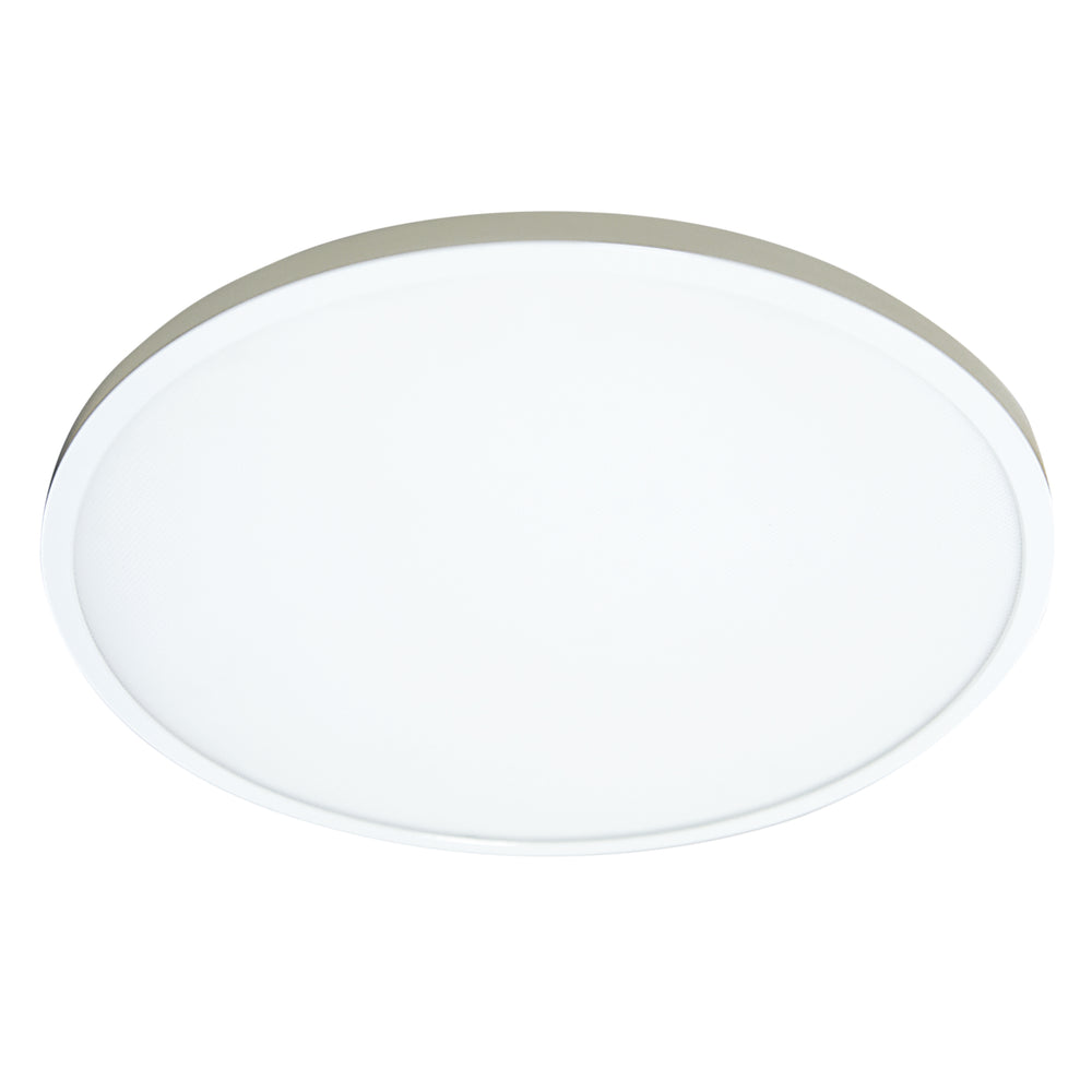 11-inch Round Flat Panel 1800 Lumen LED Light 5CCT White/Black/Nickel,