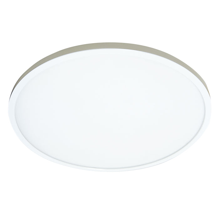11-inch Round Flat Panel 1800 Lumen LED Light 5CCT White/Black/Nickel,