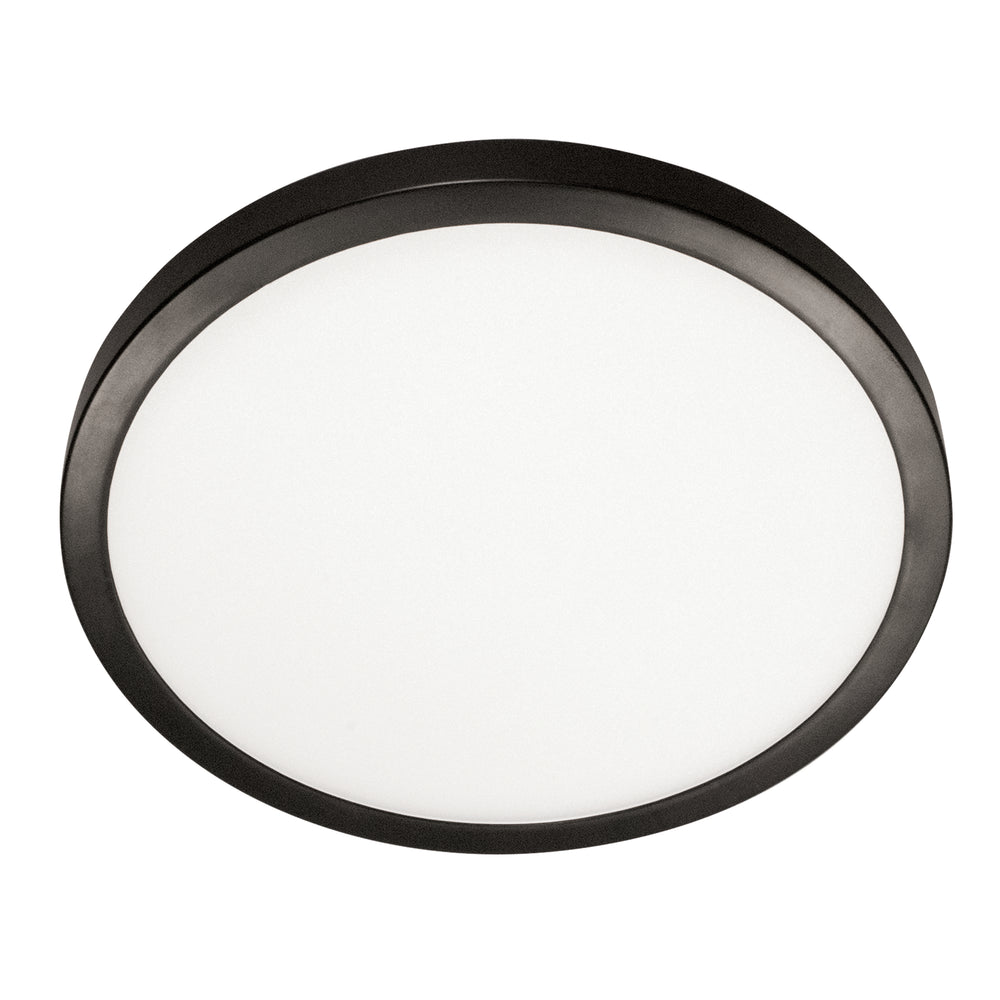 11-inch Round Flat Panel 1800 Lumen LED Light 5CCT White/Black/Nickel,