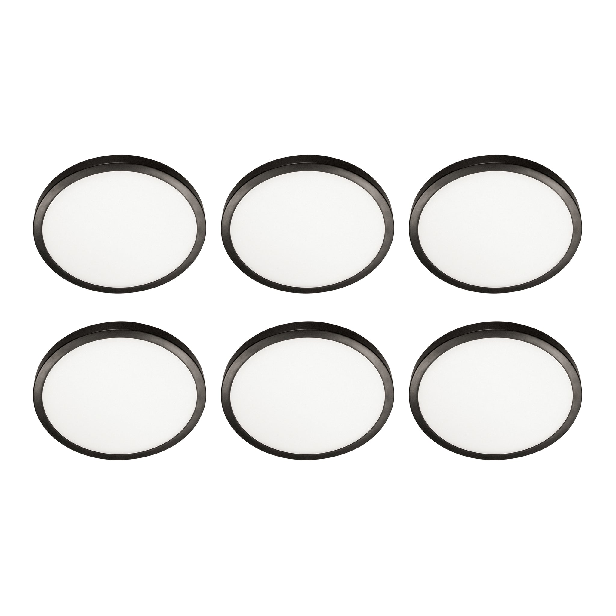 11-inch Round Flat Panel 1800 Lumen LED Light 5CCT White/Black/Nickel,