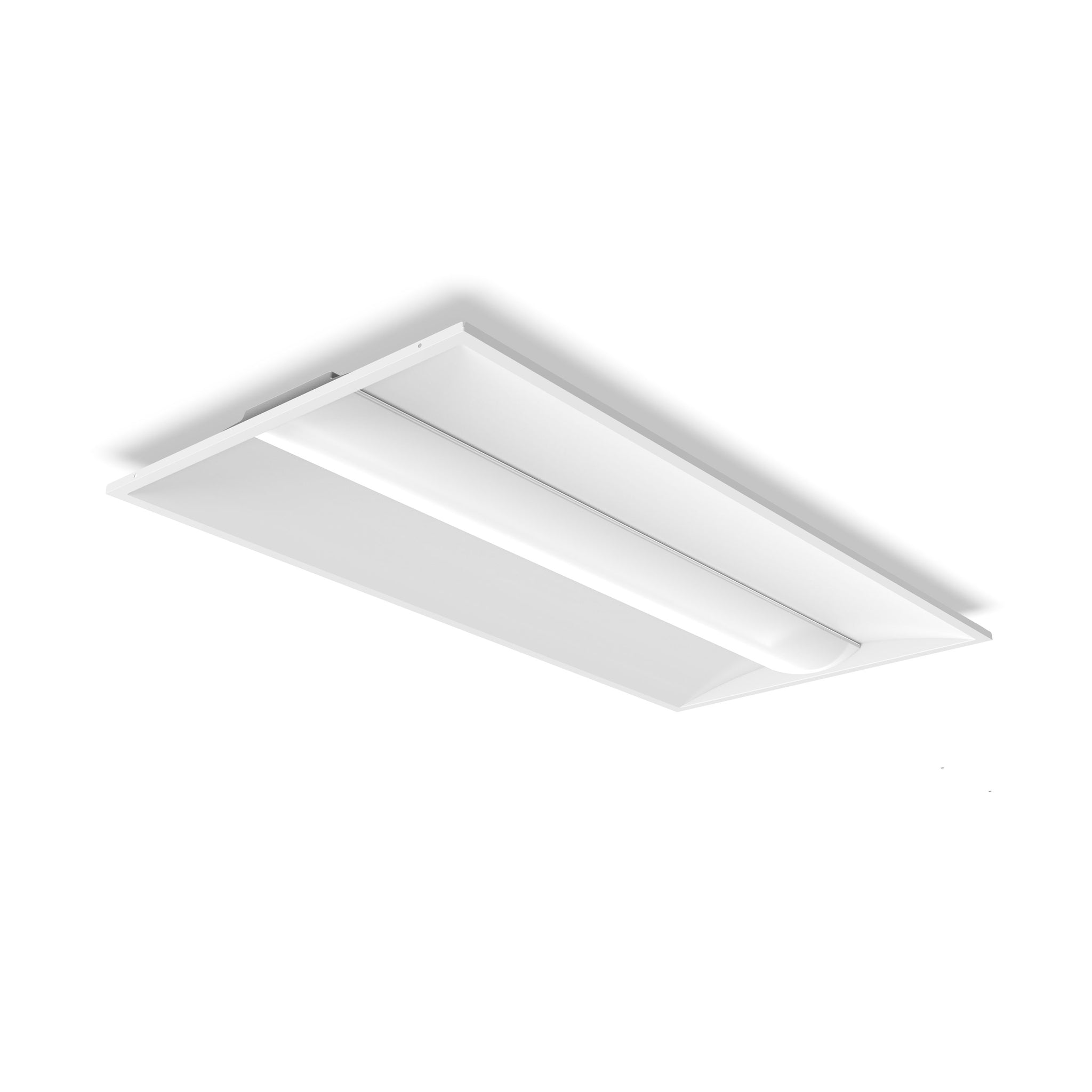 2 ft. x 4 ft. LED Troffer Light with Adjustable 5CCT 120LM/W, White, 2