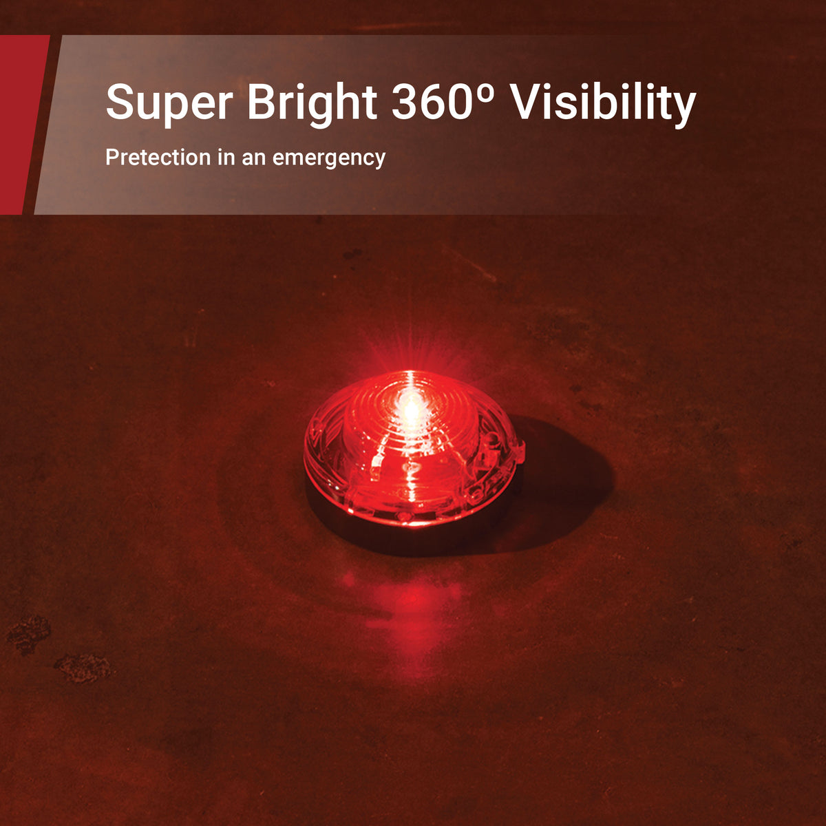 LED Emergency Beacon - Red