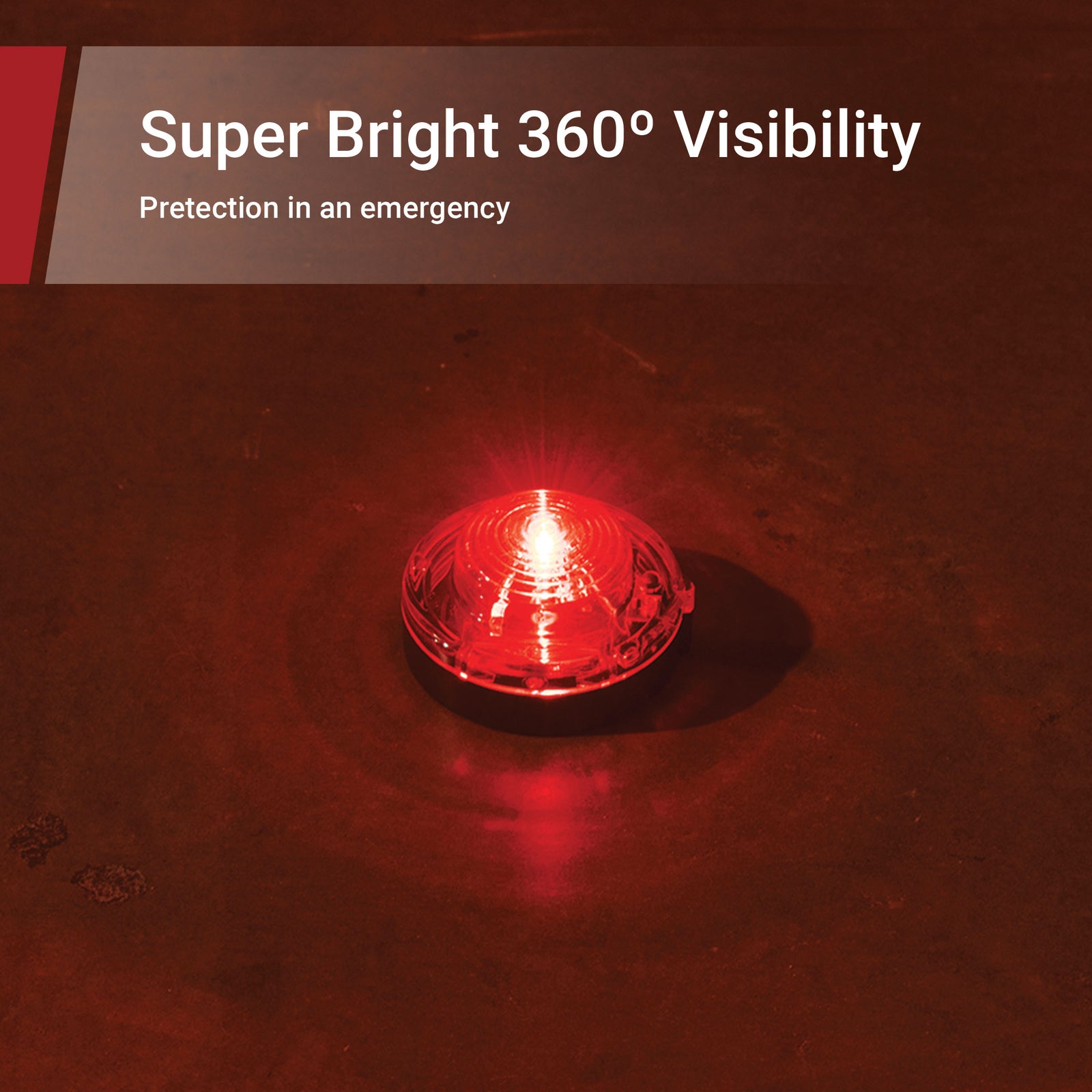 LED Emergency Beacon - Red