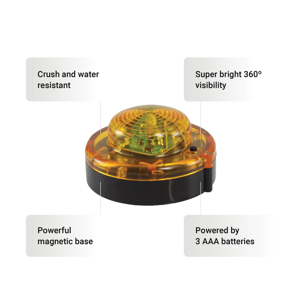 LED Emergency Beacon - Yellow