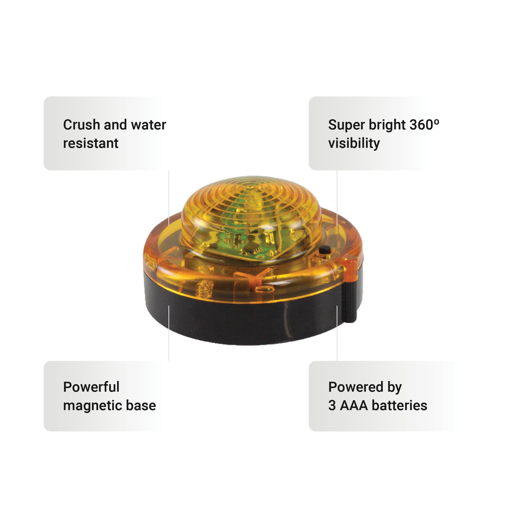 LED Emergency Beacon - Yellow