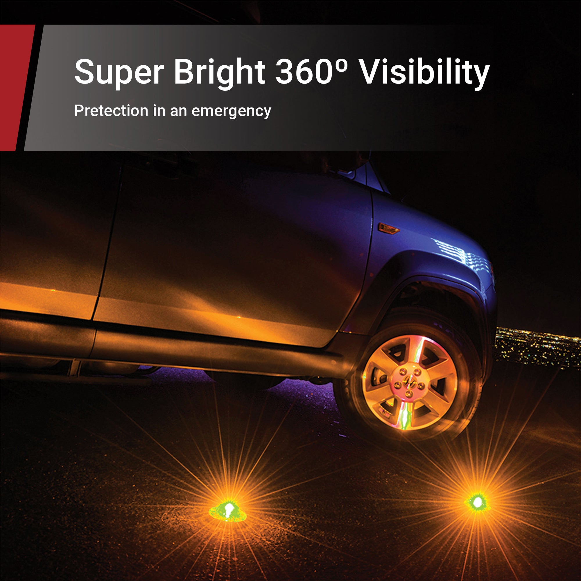 LED Emergency Beacon - Yellow