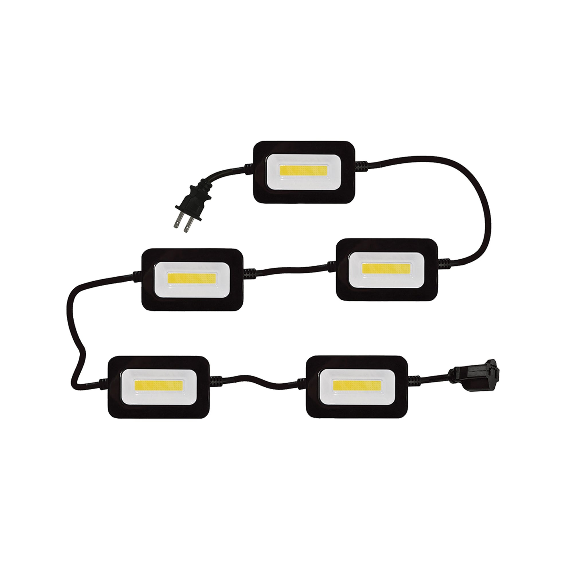 Linkable 50ft LED Construction String Light, String Work Light, 5000 ...