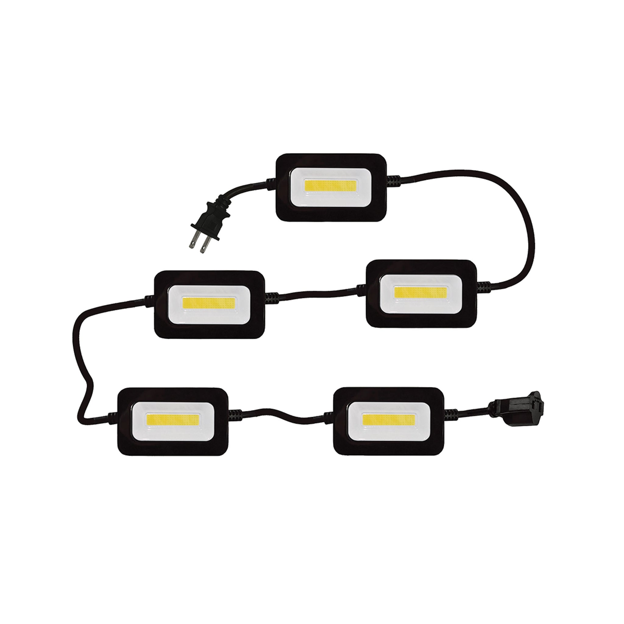 Linkable 50ft LED Construction String Light, String Work Light, 5000 ...