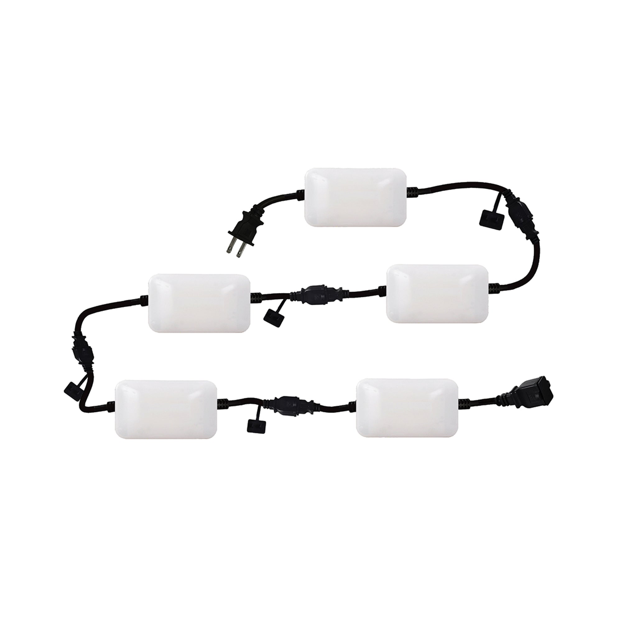 Linkable 50ft LED Construction String, String Work Light 7500 Lumen 5 ...