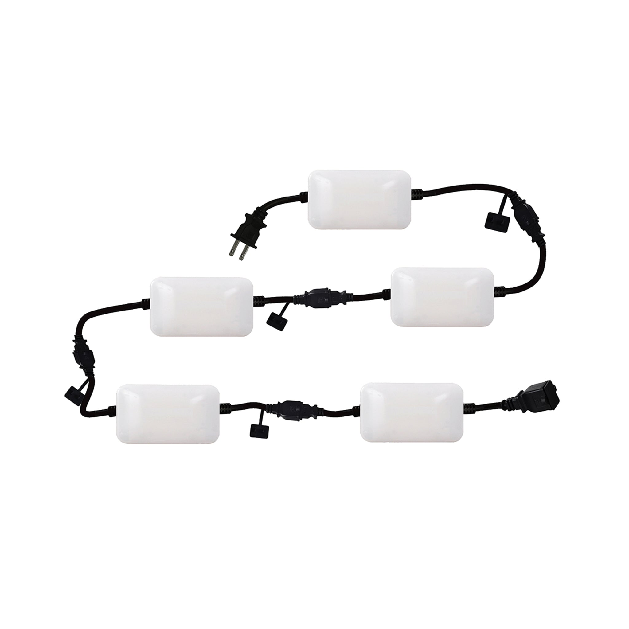 Linkable 50ft LED Construction String, String Work Light 7500 Lumen 5 ...