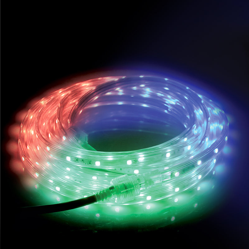 16ft Linkable LED Flat Rope Light with Color Changing RGB, Indoor and ...